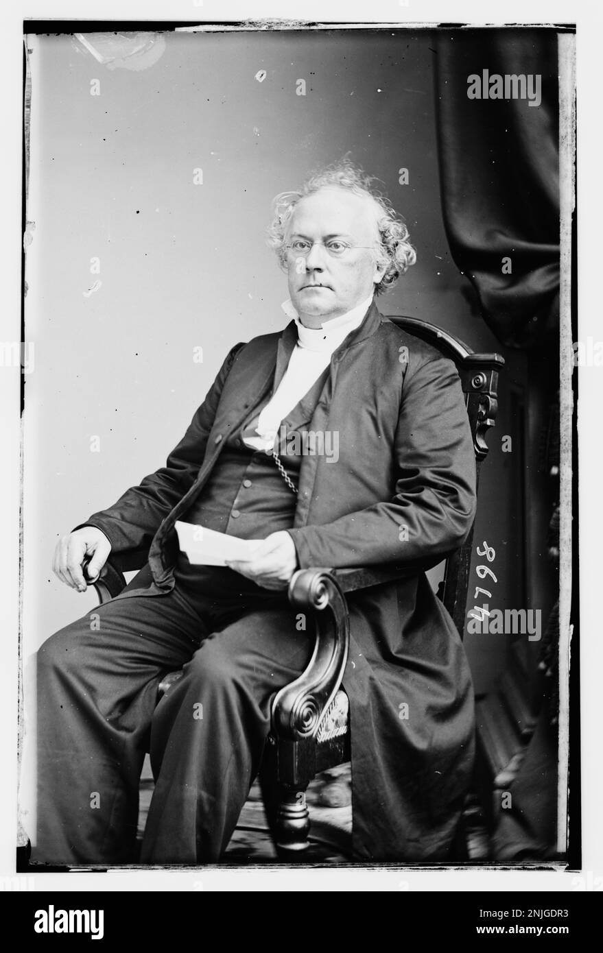 Portrait of Rev. L.P.U. Balch, religious leader, captured in the ...