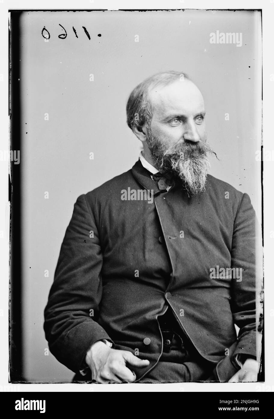 Portrait of Honorable Caleb Lyon, 19th-century politician from New York ...