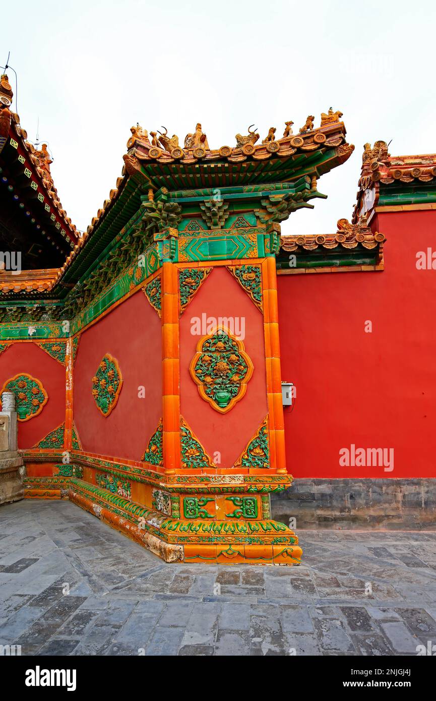 Chinese traditional style of architecture Stock Photo - Alamy