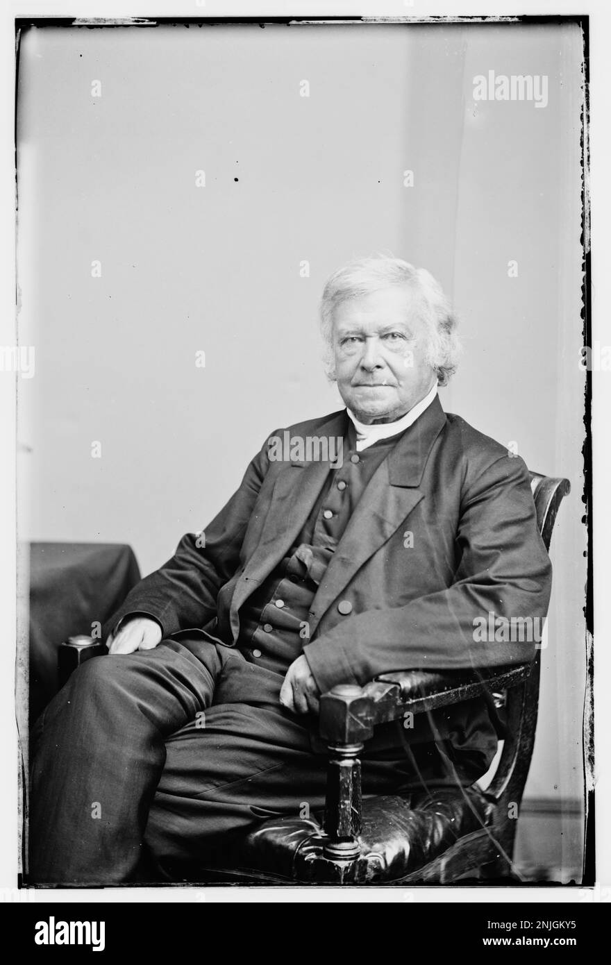 Portrait of Bishop Kemper, a prominent 19th-century religious leader ...