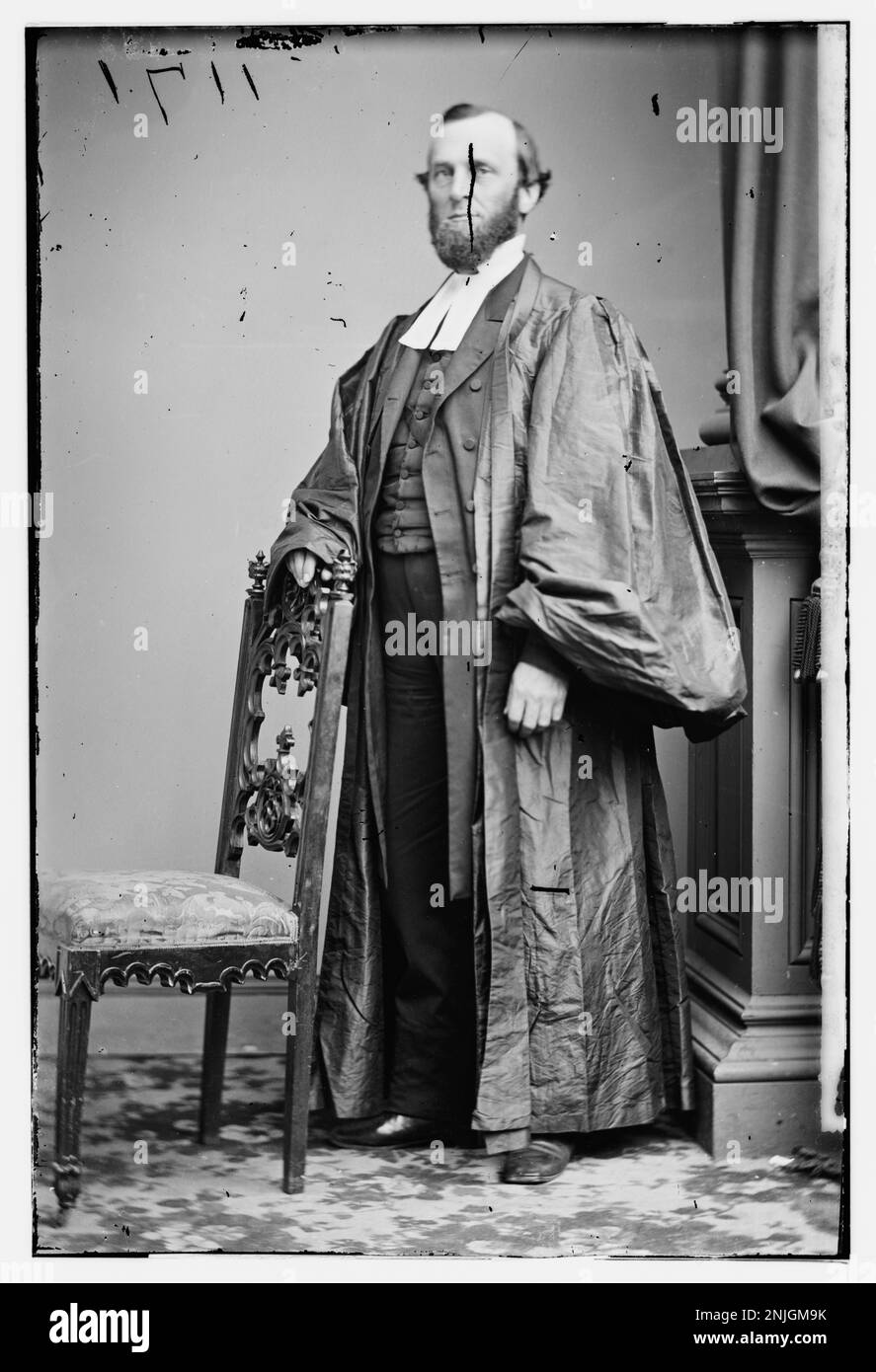 Portrait of Thomas Gallaudet, a prominent educator and advocate for the ...