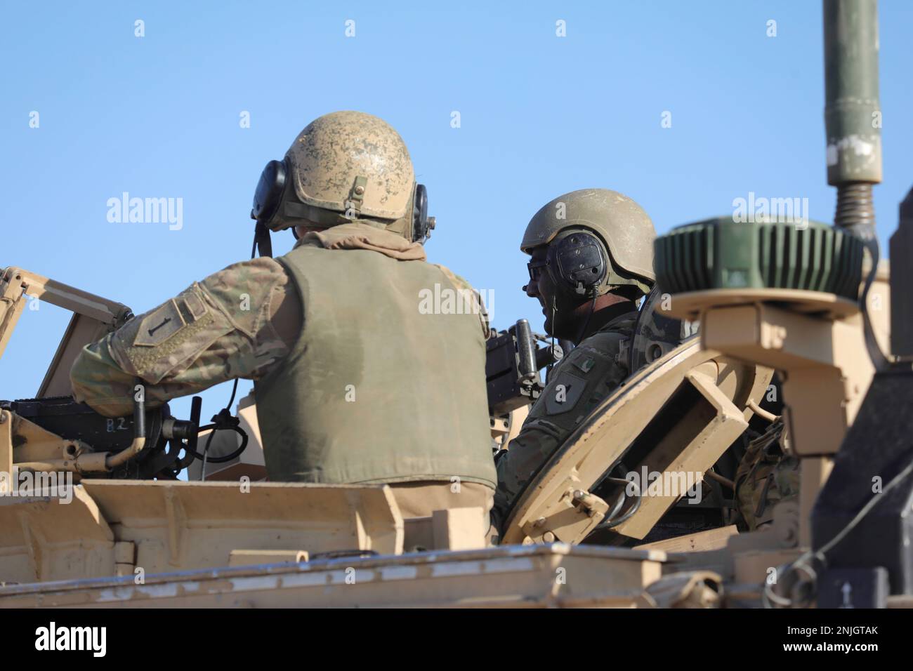 U.S. Soldiers assigned to 1st Combined Arms Battalion, 63rd Armor ...