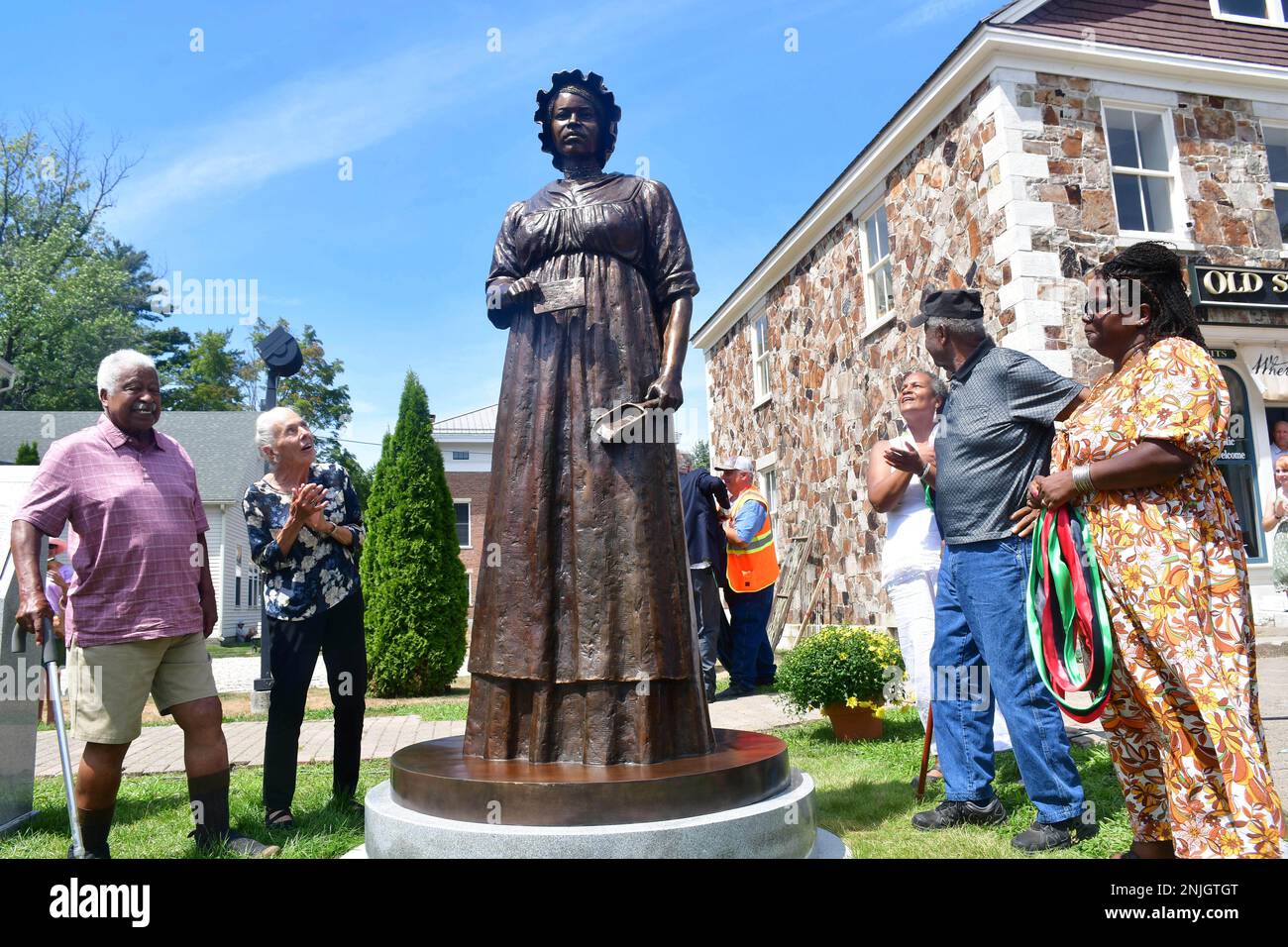 A monument of civil rights pioneer Elizabeth Freeman is unveiled in ...