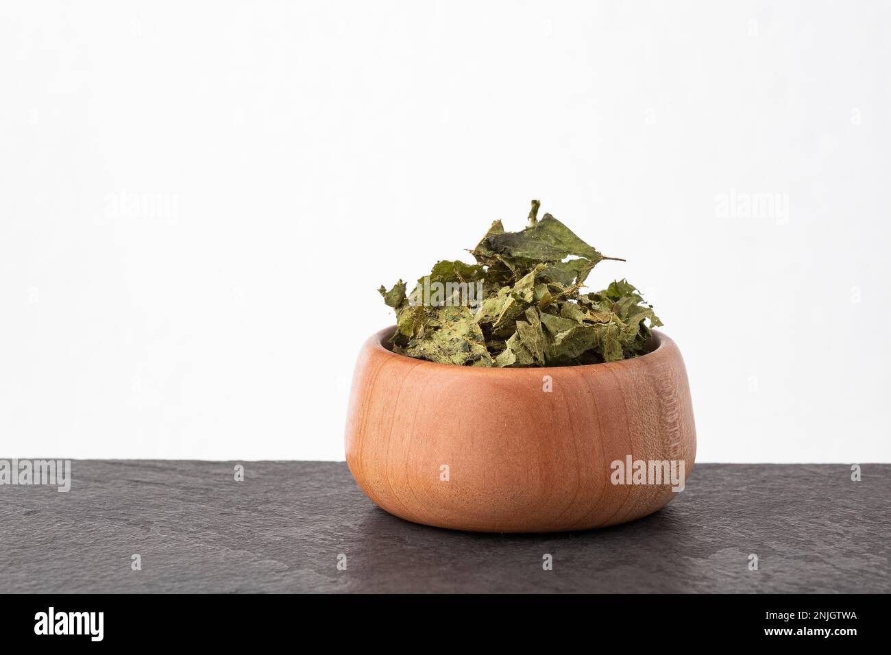 Medicinal dehydrated dried nettle leaves - Urtica Stock Photo - Alamy