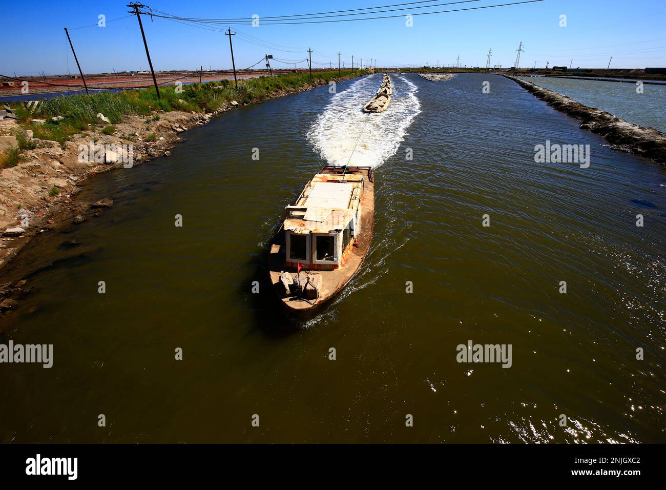 The ships of the salt Stock Photo - Alamy