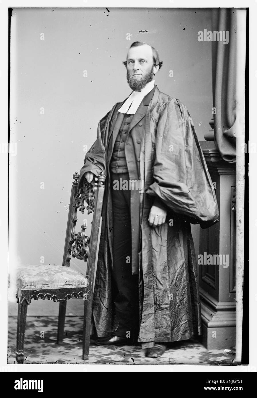 Photograph of Reverend Thomas Gallaudet, an influential figure in the ...