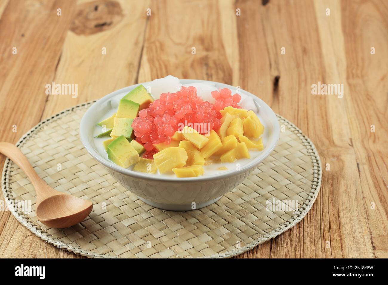 Es Campur Oyen Khas Bandung, Mixed Fruit with Sagoo Pearl and Young ...