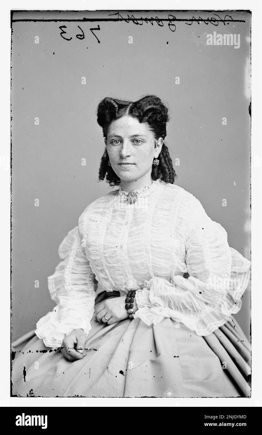 Photograph of Mrs. Van Zandt, a prominent figure from the American ...