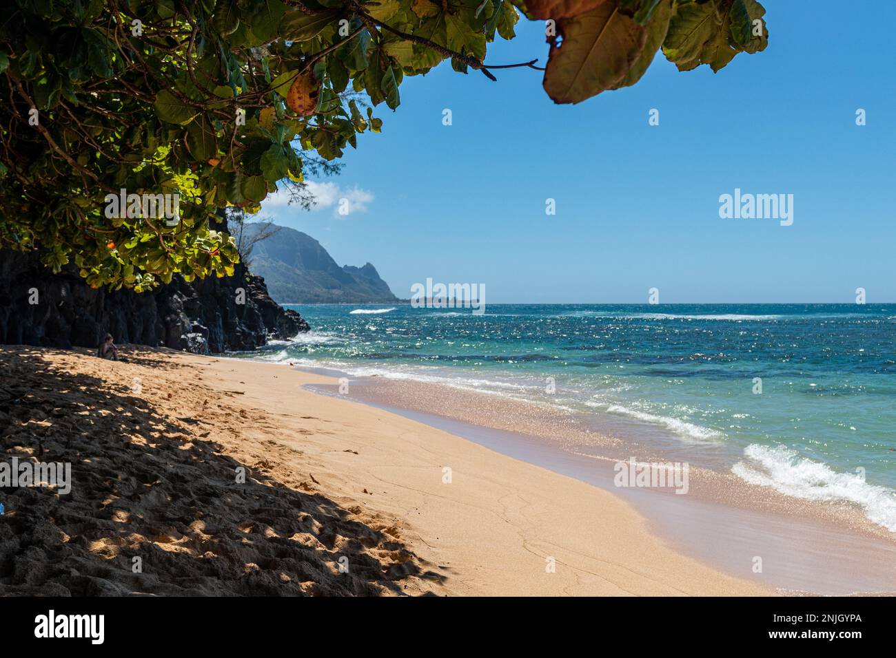 Hanalei beach hi-res stock photography and images - Alamy