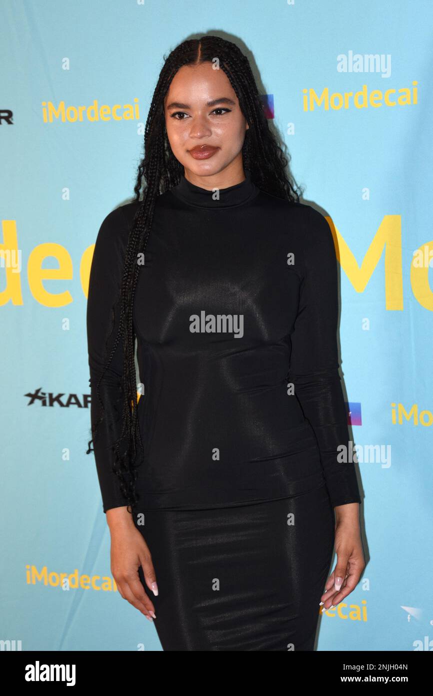 New York, NY, USA. 22nd Feb, 2023. Azia Hale at the NY premiere ...