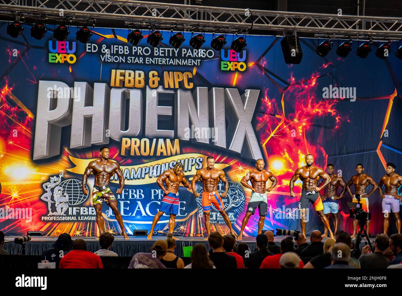 Marines from Recruiting Station Phoenix show their support at the 2022 ...