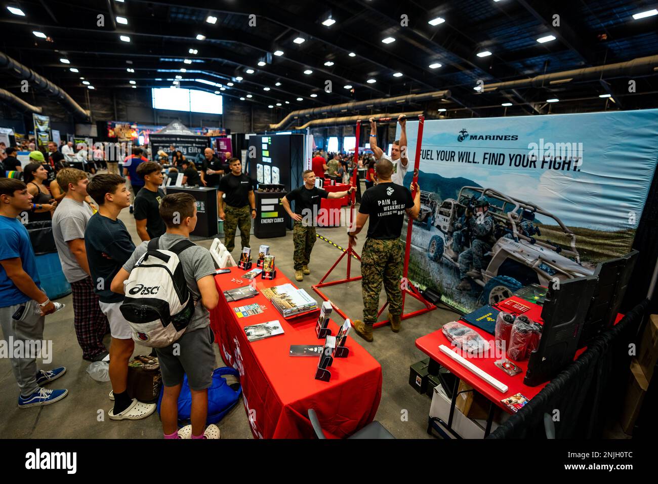 Marines from Recruiting Station Phoenix show their support at the 2022 ...