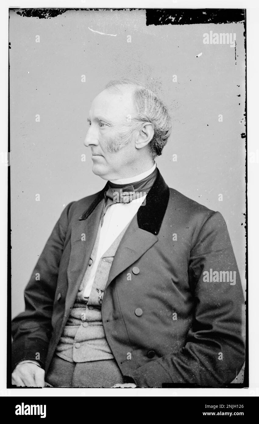 Portrait of Wendell Phillips, a prominent American abolitionist and ...