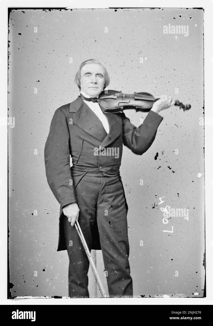 Photograph of Ole Bull, a renowned Norwegian violinist and composer ...