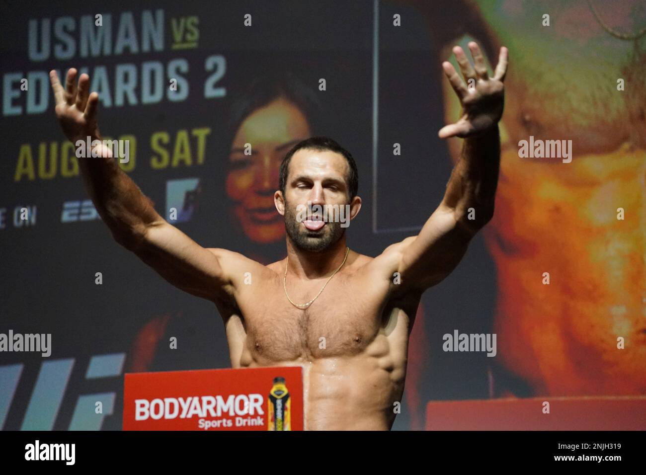 SALT LAKE CITY, UT - AUGUST 19: Luke Rockhold weighs in for UFC 278 ...