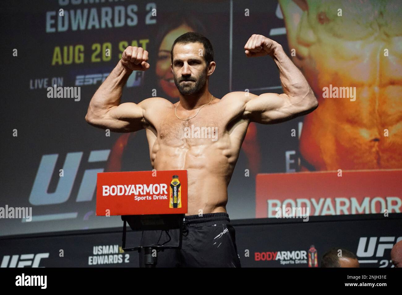 SALT LAKE CITY, UT - AUGUST 19: Luke Rockhold weighs in for UFC 278 ...