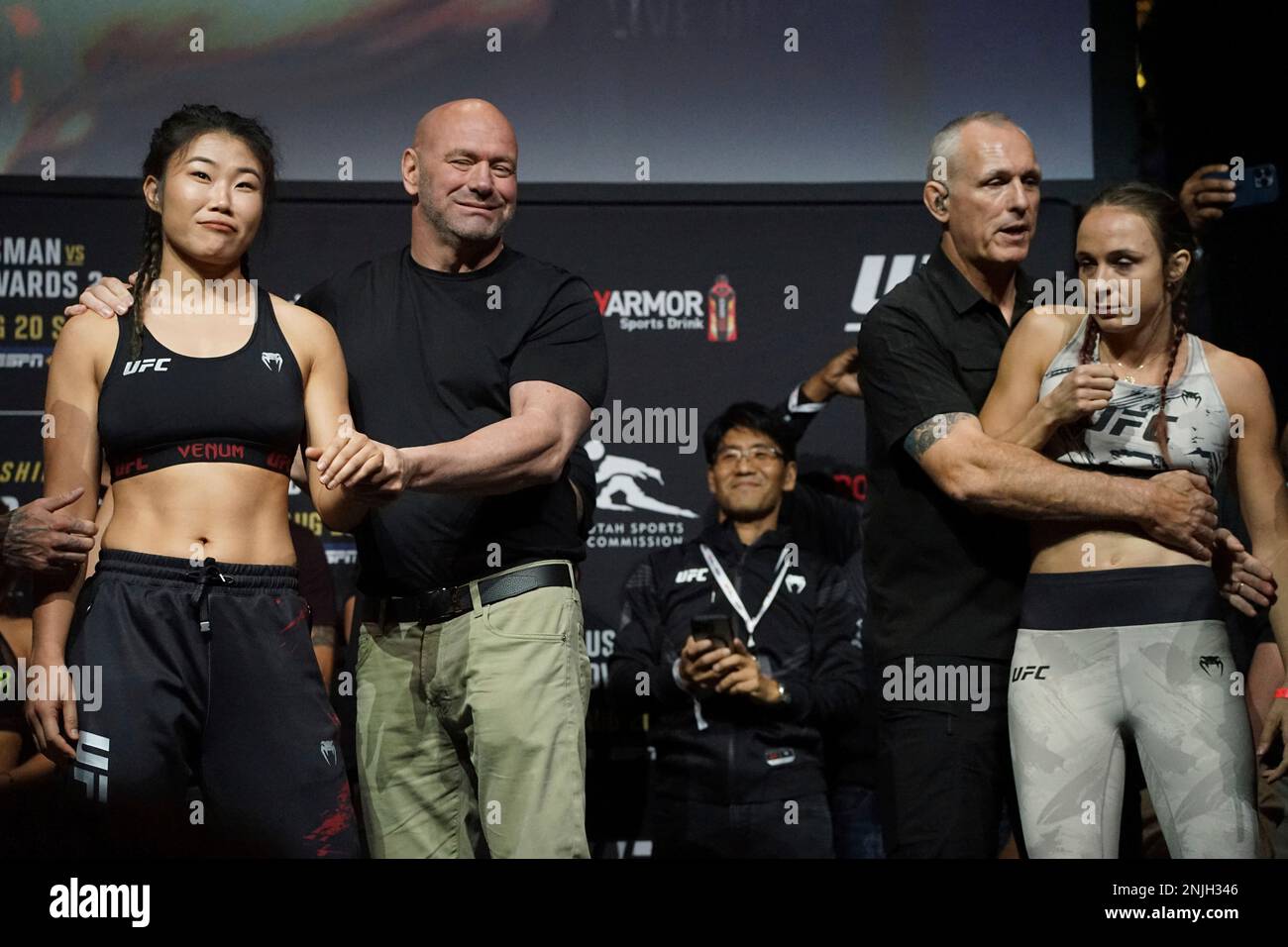 SALT LAKE CITY, UT - AUGUST 19: Wu Yanan (L) vs. Lucie Pudilova (R ...