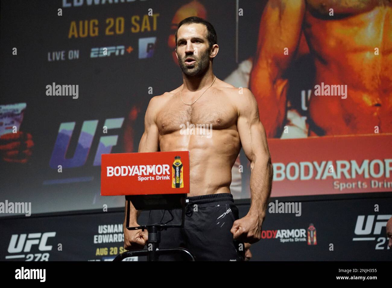 SALT LAKE CITY, UT - AUGUST 19: Luke Rockhold weighs in for UFC 278 ...