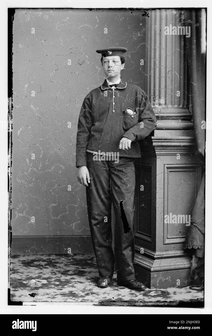 Portrait of De Joinville, a French prince and military officer known ...