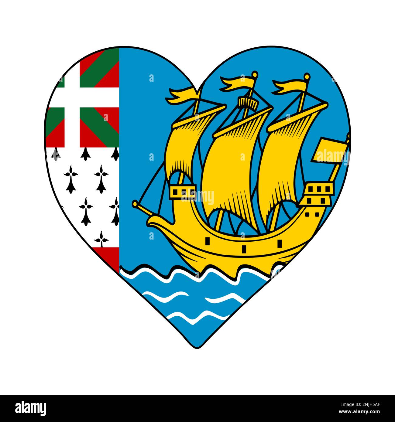 St pierre miquelon flag hi-res stock photography and images - Alamy