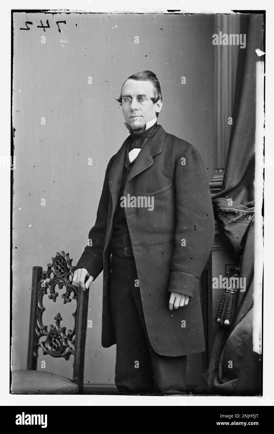 Portrait of Rev. Sewell, a notable figure in American history, from the ...