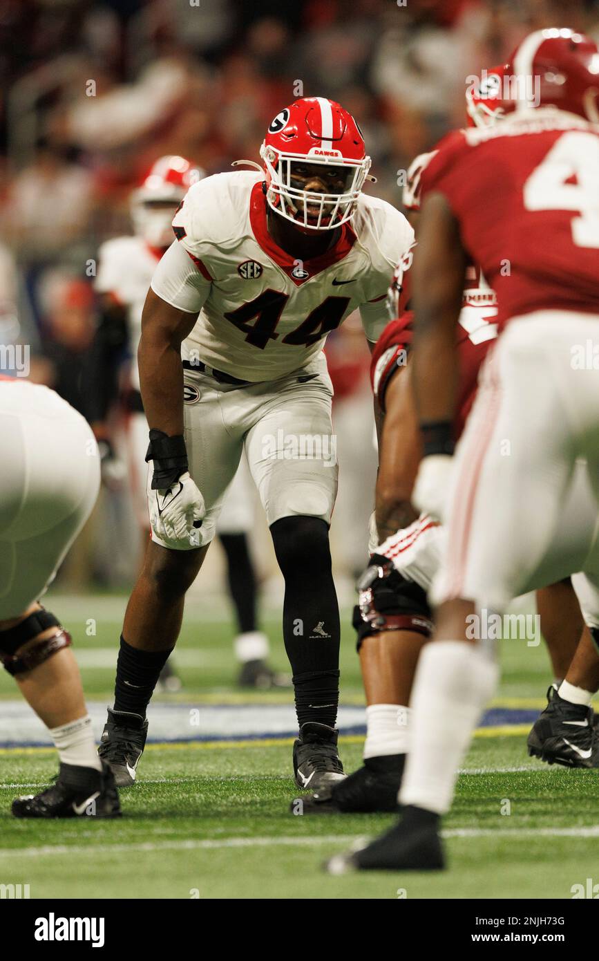 Georgia defensive lineman Travon Walker (44) during the Southeastern ...