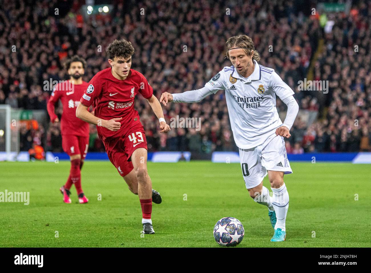 Liverpool, UK. 21st Feb, 2023. Liverpool, England, Feb 21st 2023 Luka ...