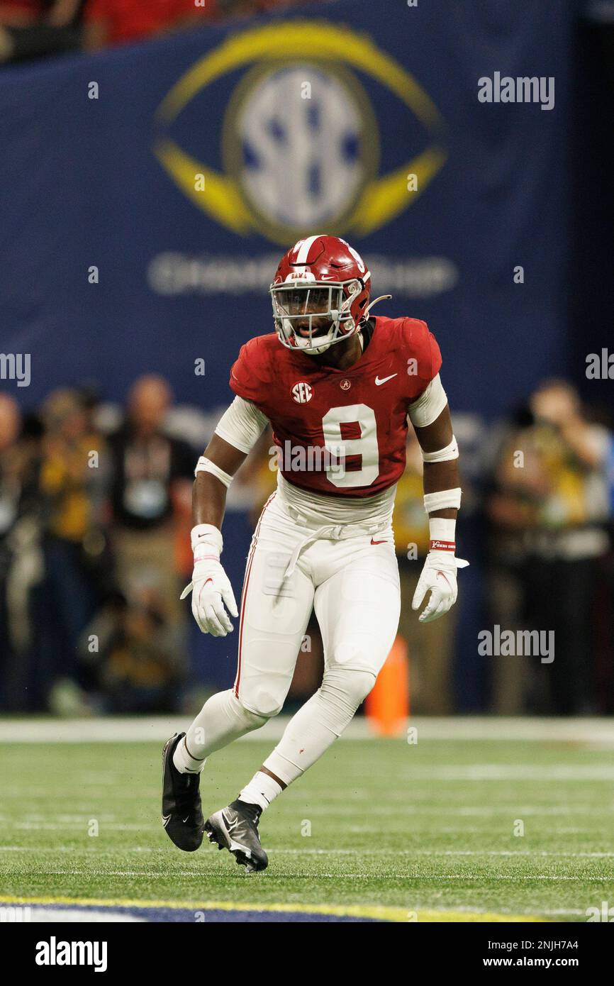 Alabama defensive back Jordan Battle (9) defends in coverage during the ...