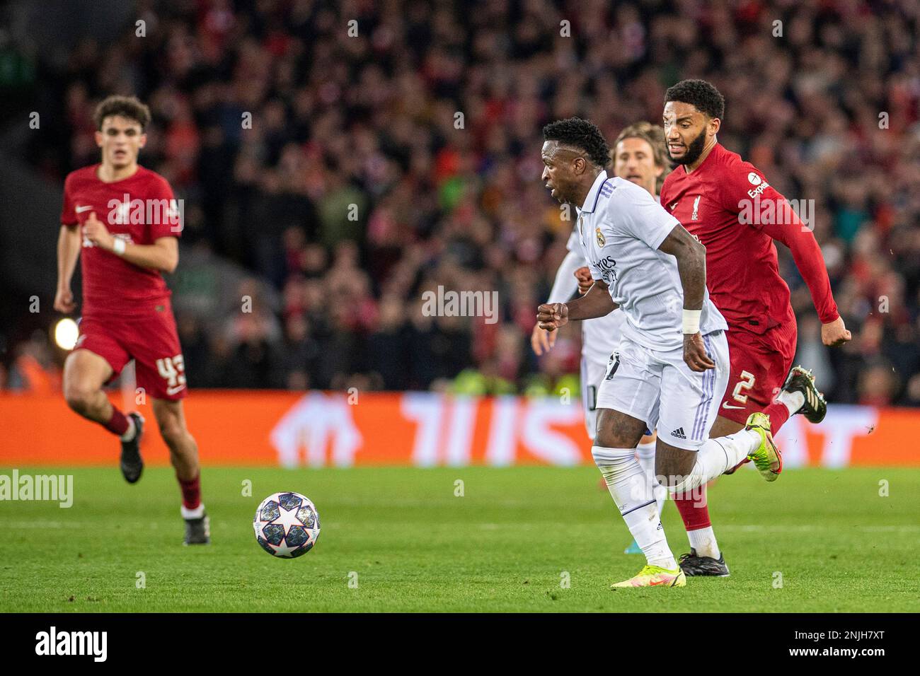 Liverpool, UK. 21st Feb, 2023. Liverpool, England, Feb 21st 2023 Vini ...