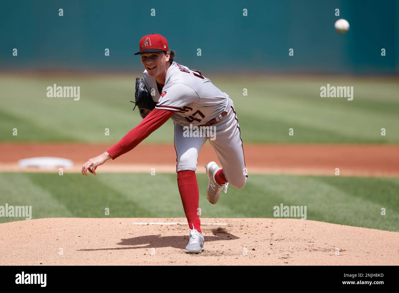 CLEVELAND, OH - AUGUST 03: Arizona Diamondbacks starting pitcher Tommy ...