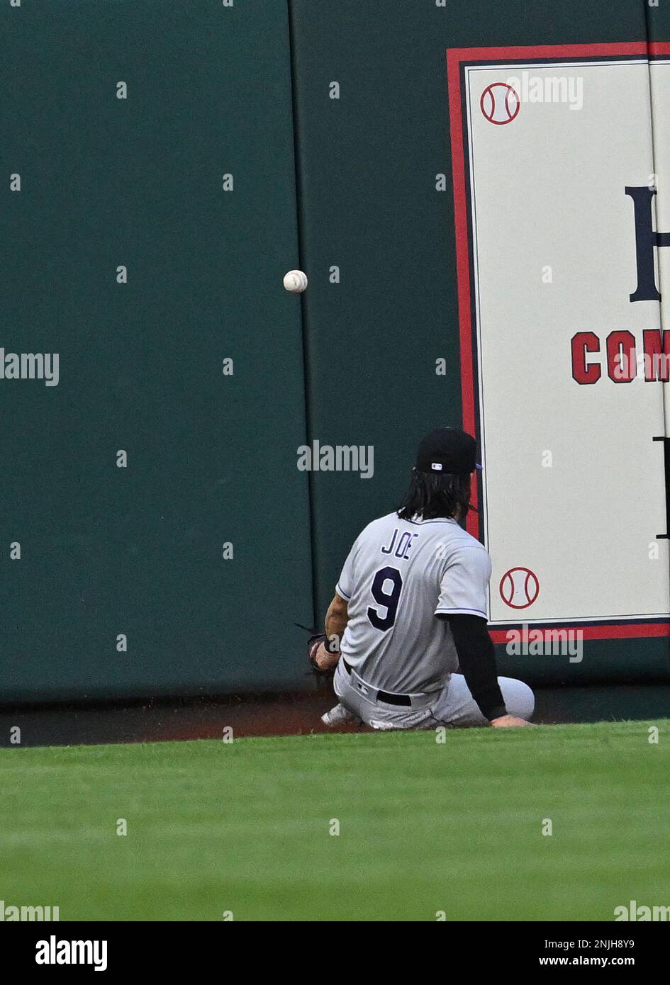 ST. LOUIS, MO - AUGUST 17: Colorado Rockies left fielder Connor Joe (9 ...