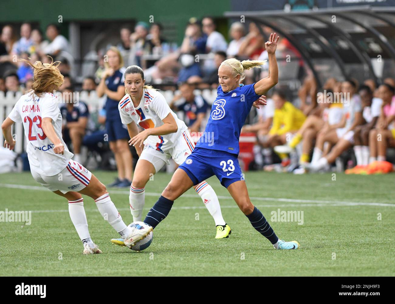 PORTLAND, OR - AUGUST 17: Chelsea FC Women forward Pernille Harder (23 ...