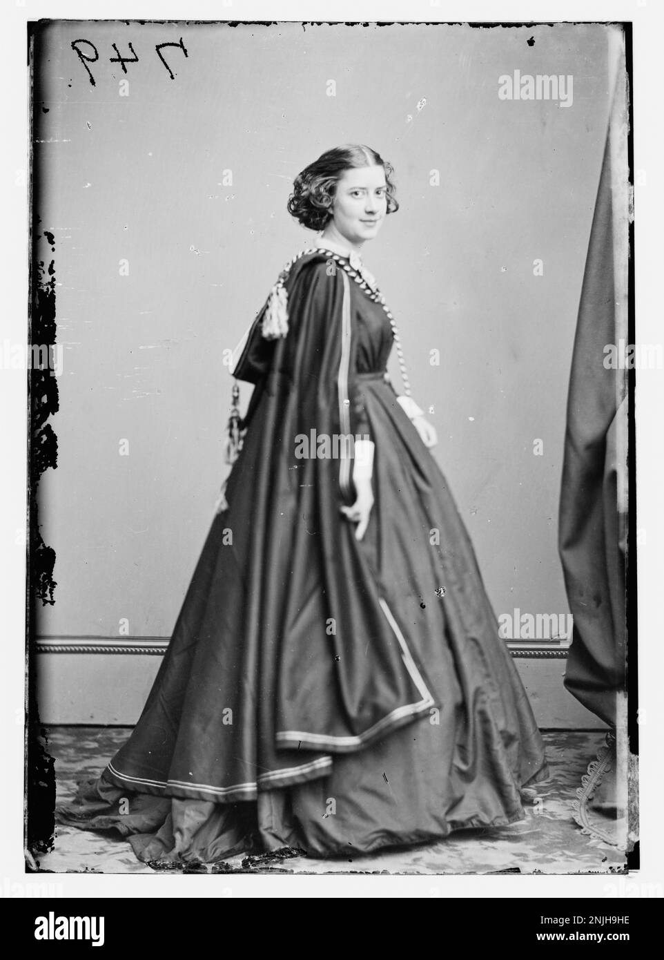 Portrait of Emma Webb, featured in the Library of Congress Brady-Handy ...