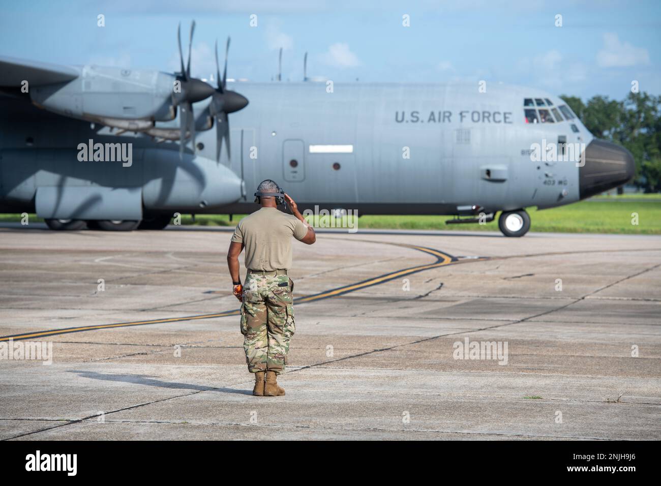 Tech. Sgt. Benjamin Rowe, 803rd Aircraft Maintenance Squadron crew ...