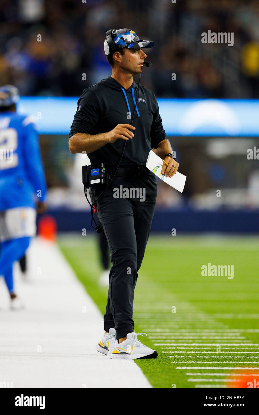 INGLEWOOD, CA - AUGUST 13: Los Angeles Chargers head coach Brandon ...