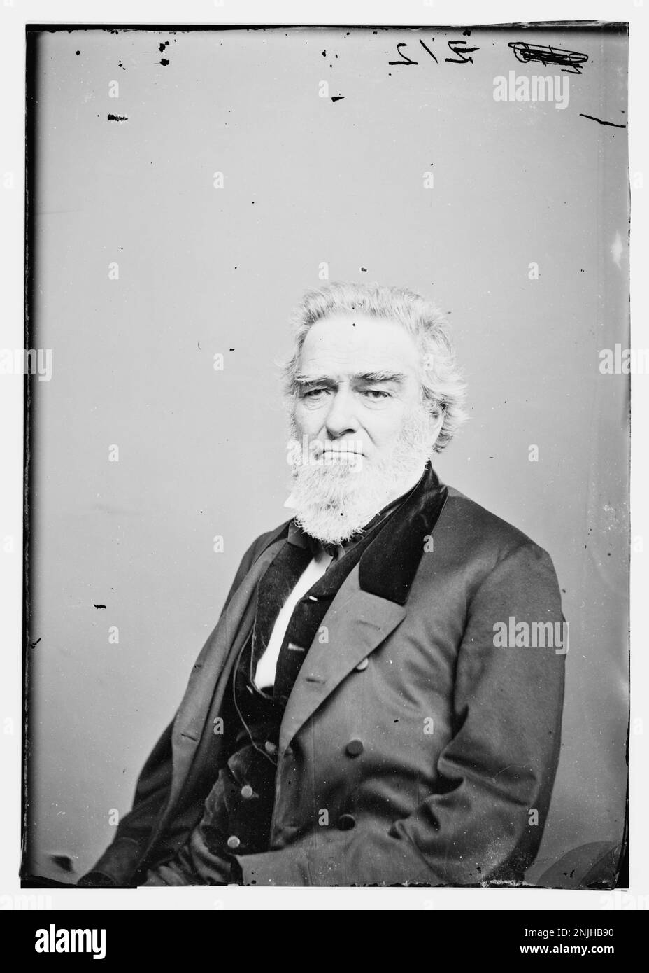 Portrait of Hon. Edward Bates from the Library of Congress Brady-Handy ...
