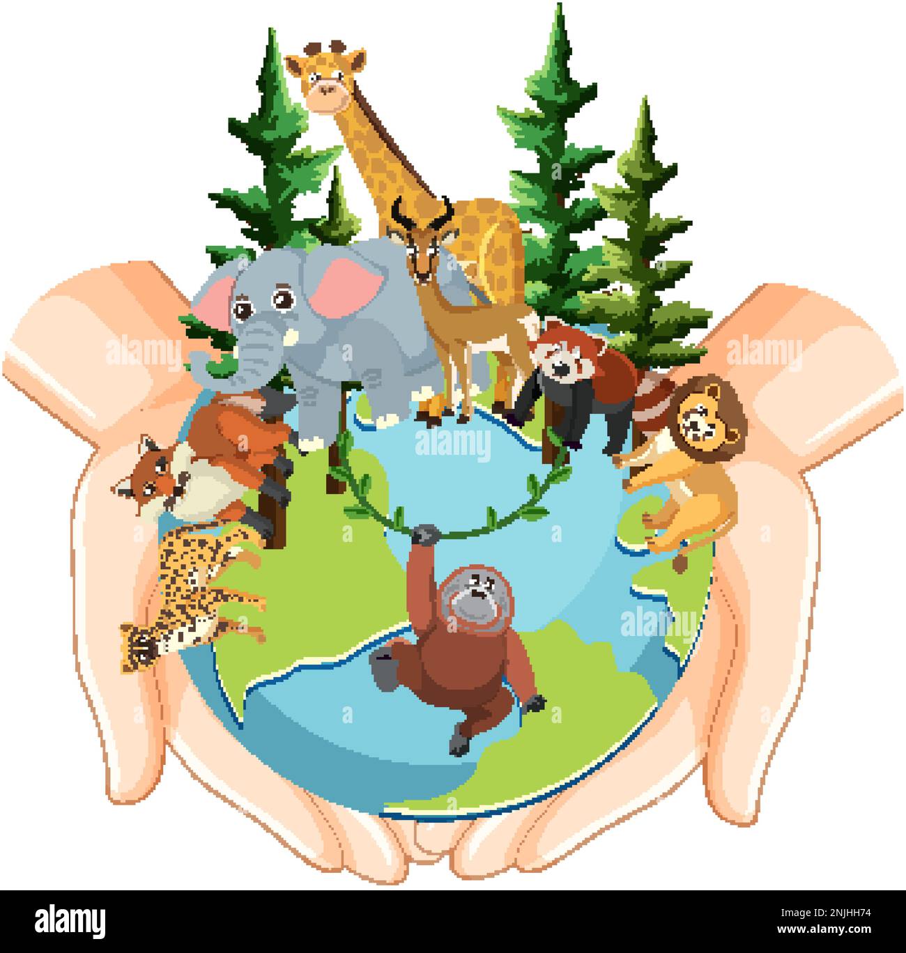 Primate planet Stock Vector Images - Alamy