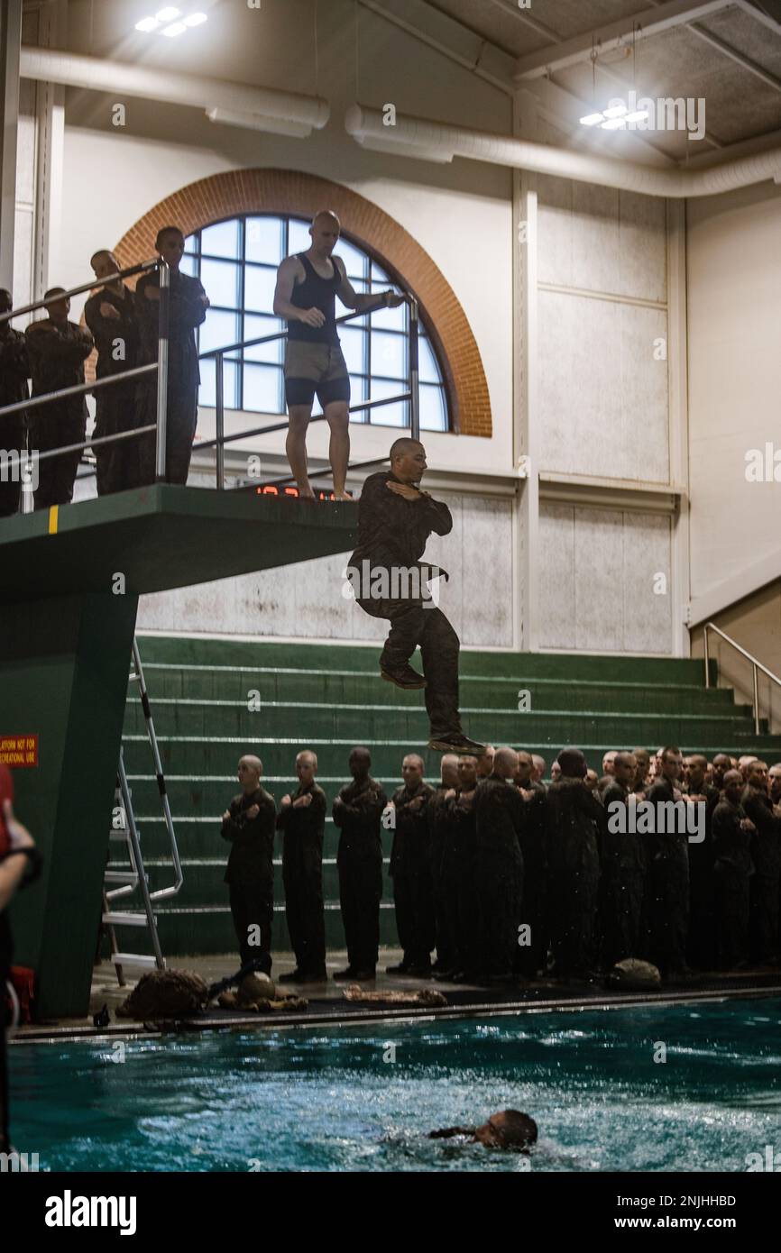 Recruits with India Company, 3rd Recruit Training Battalion, conduct ...