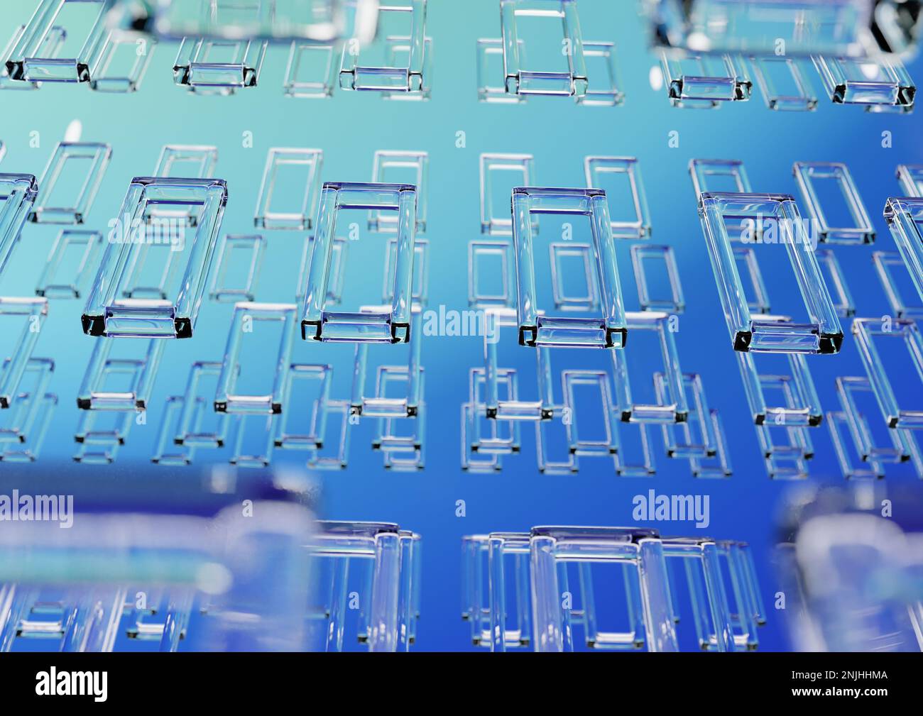 3d background square line graphic image Stock Photo - Alamy