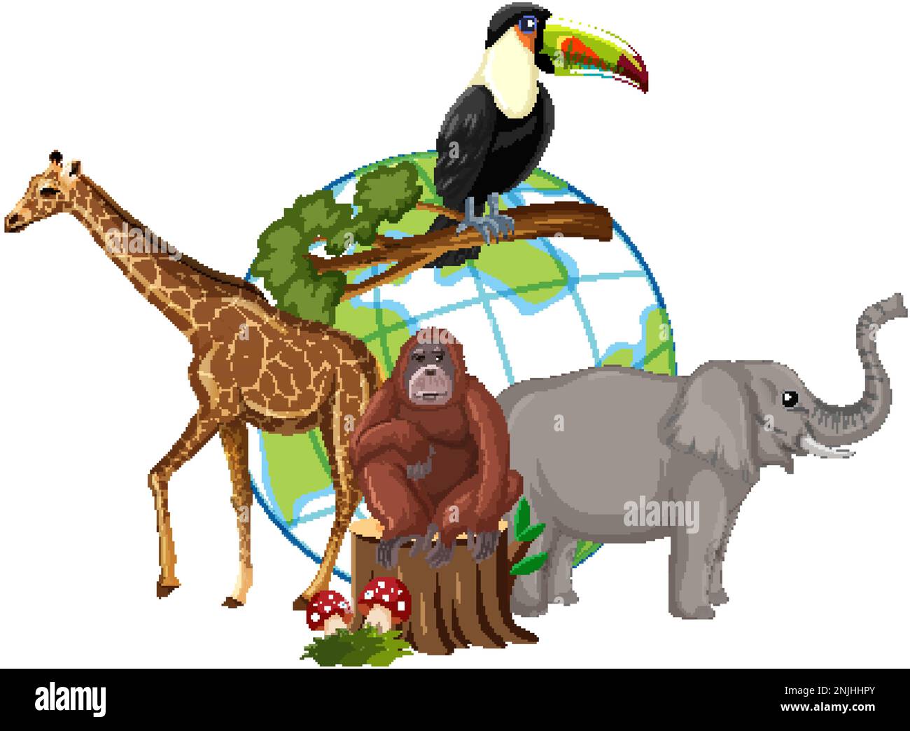 Primate planet Stock Vector Images - Alamy