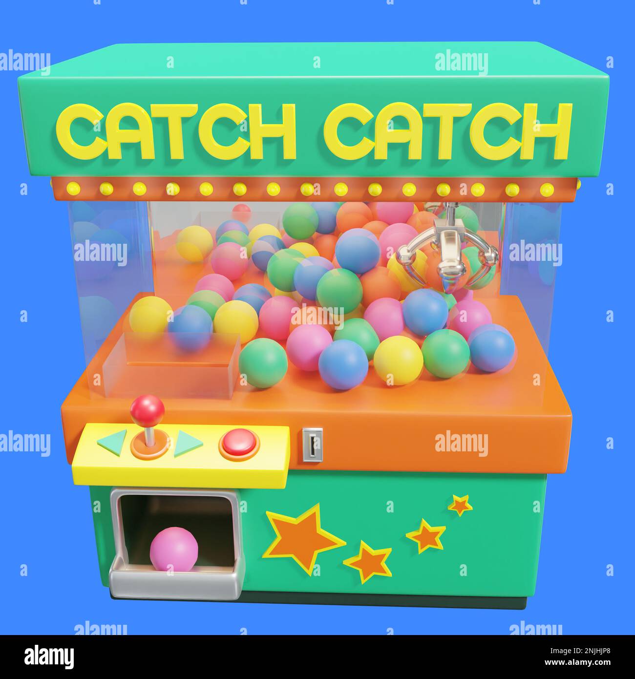 event game machine picking machine 3d object graphic image Stock Photo ...