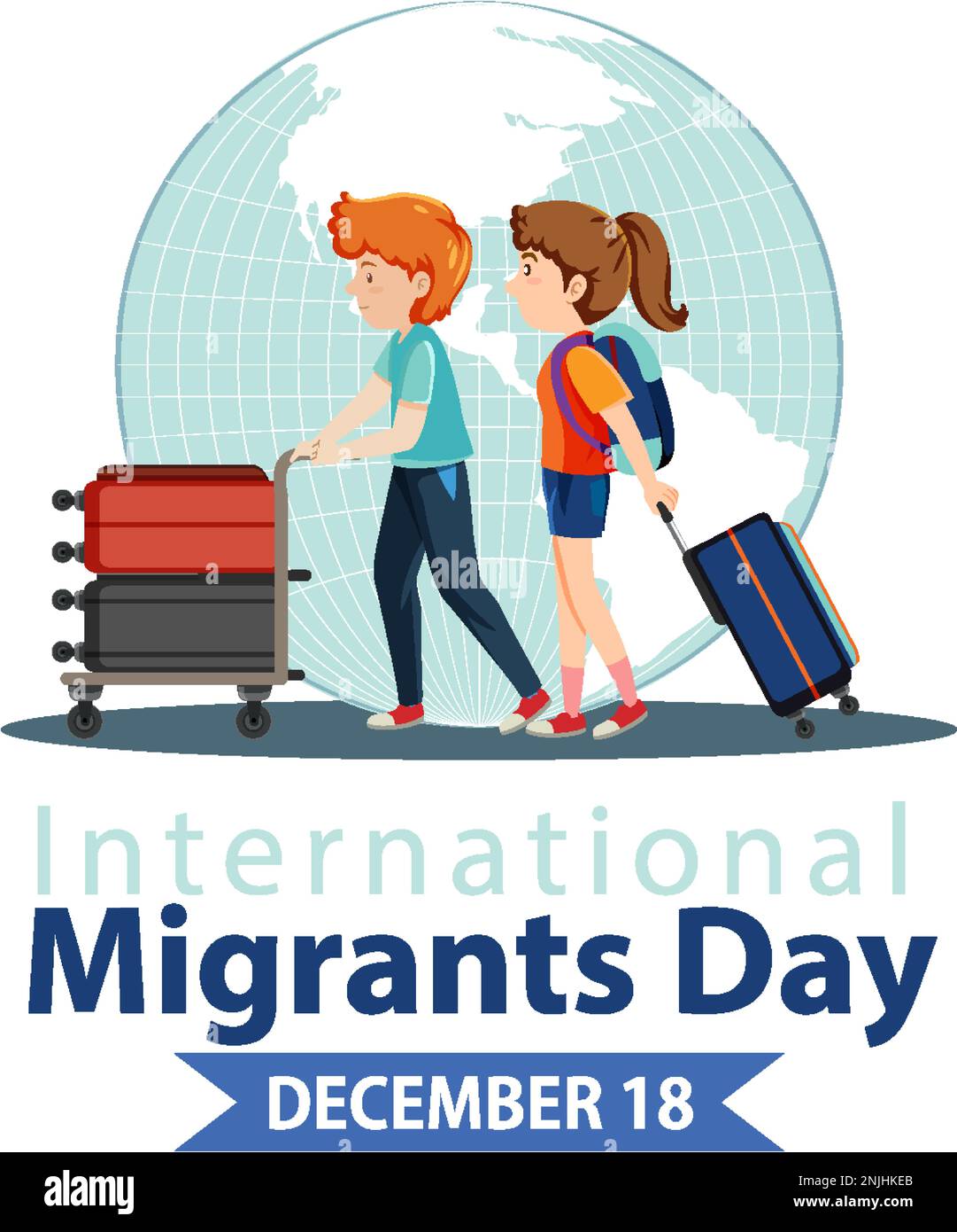 International Migrants Day Banner Design illustration Stock Vector Image & Art - Alamy