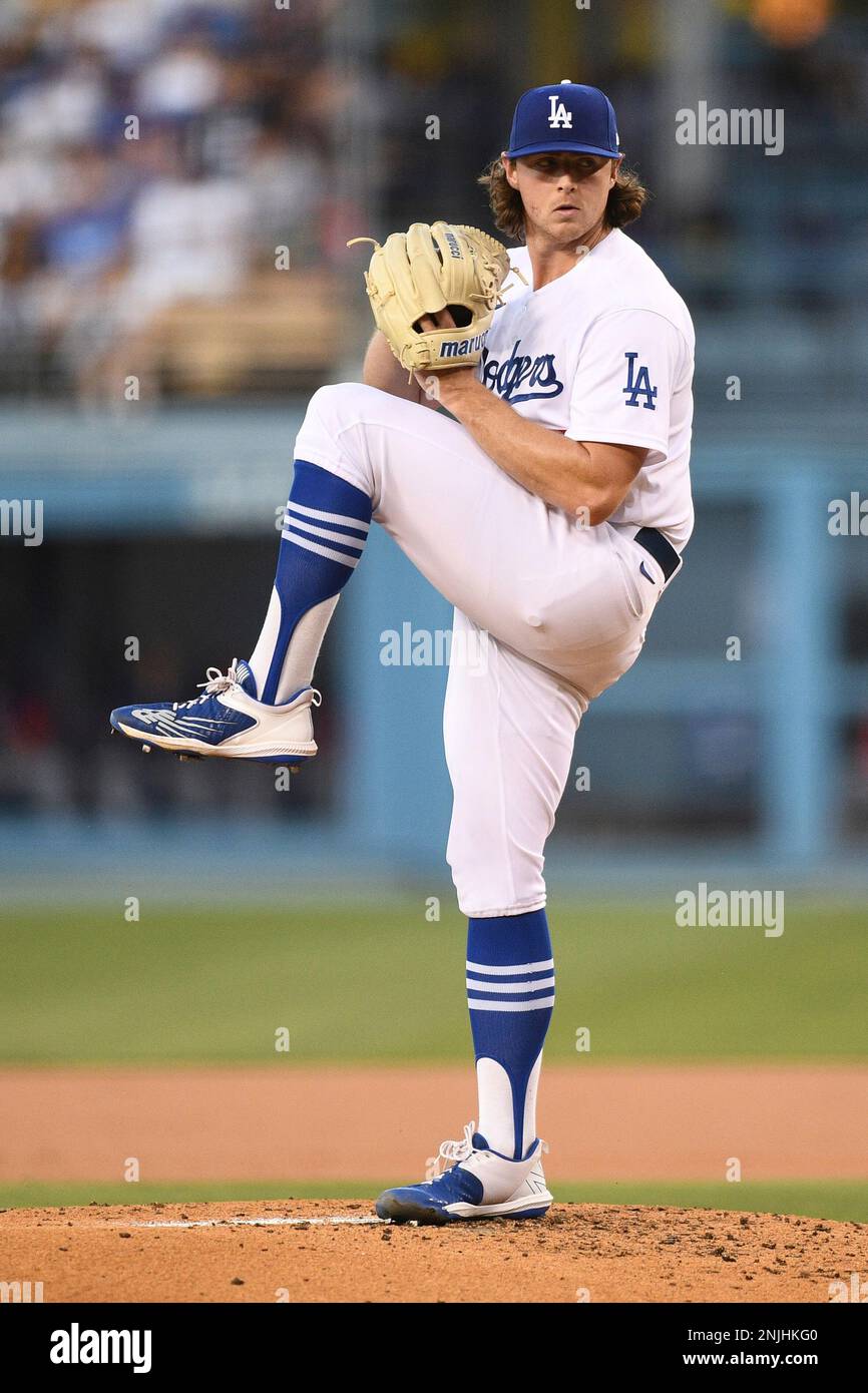 LOS ANGELES, CA - AUGUST 10: Los Angeles Dodgers pitcher Ryan Pepiot ...