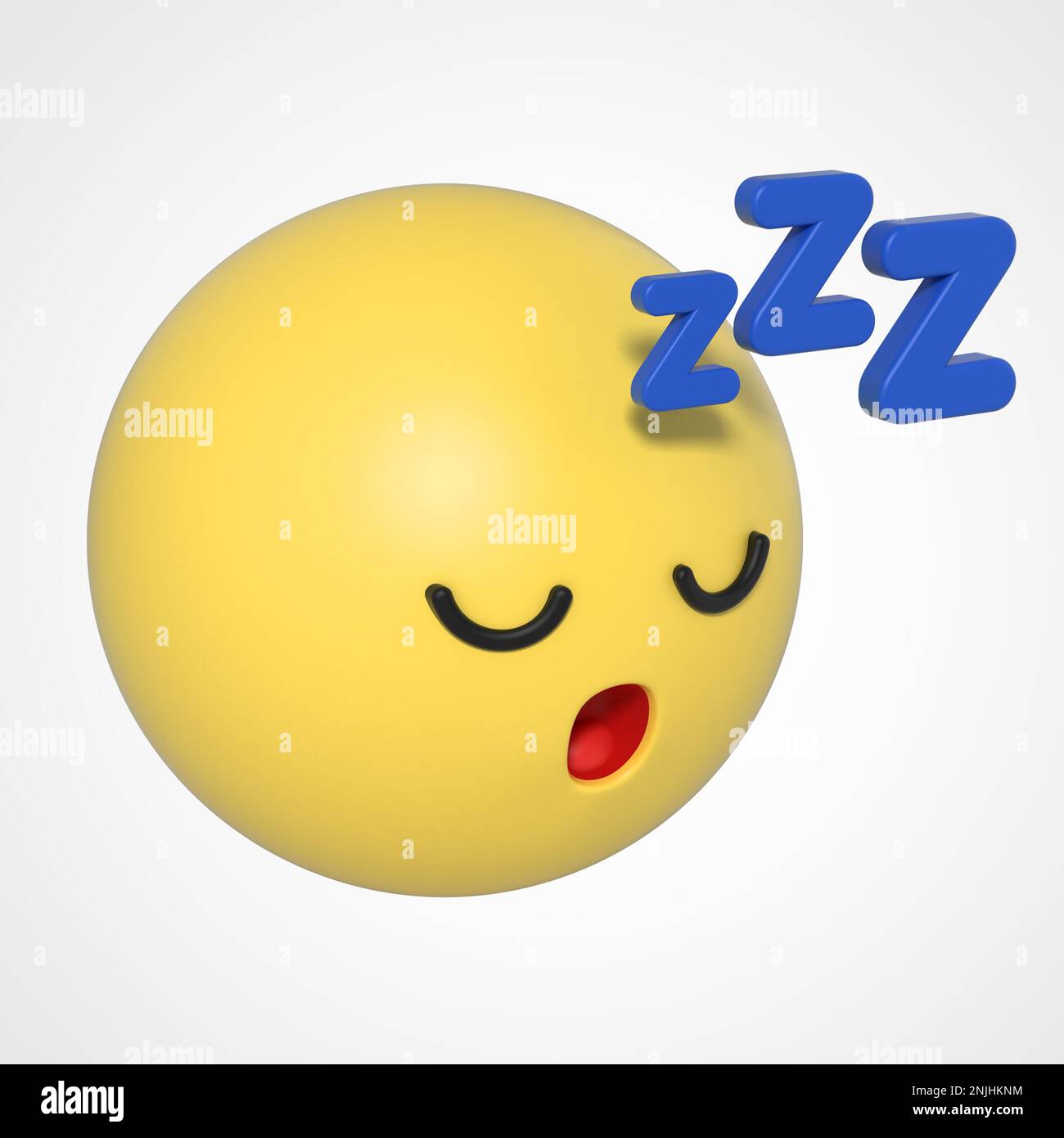 Sleeping emoticon hi-res stock photography and images - Alamy