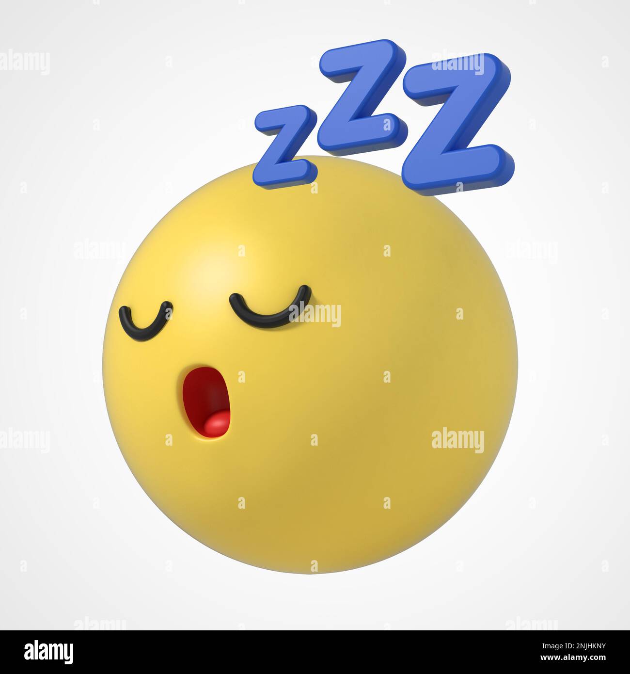Sleeping emoticon hi-res stock photography and images - Alamy
