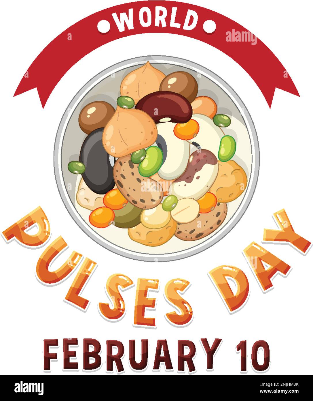 World Pulses Day Banner Design illustration Stock Vector Image & Art ...