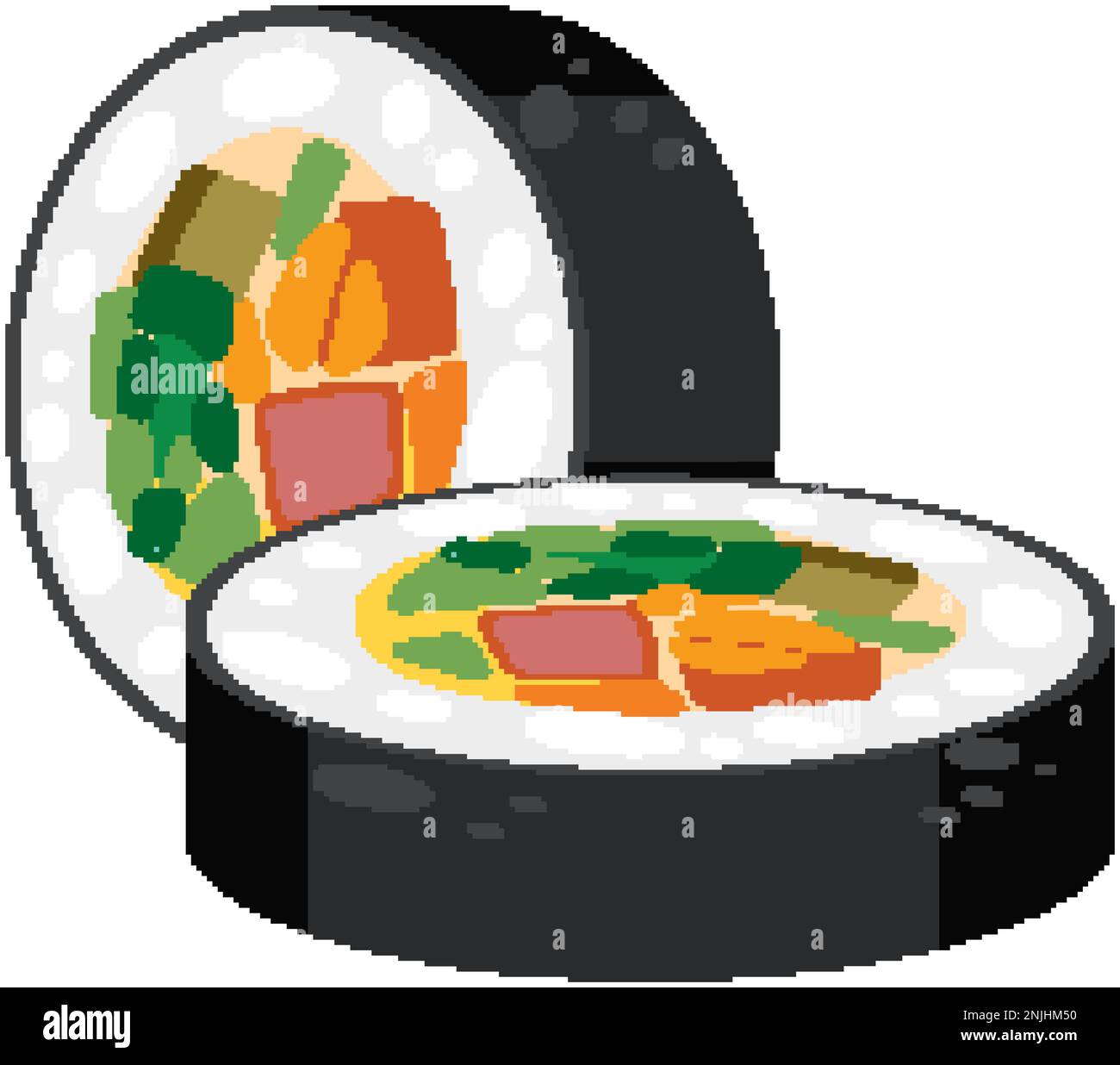 Traditional Korean Food Vector illustration Stock Vector Image & Art ...