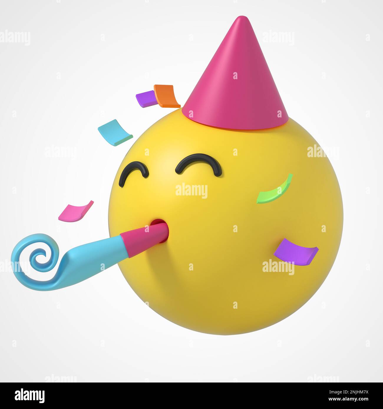 3d emoji emoticon character congratulations Stock Photo - Alamy