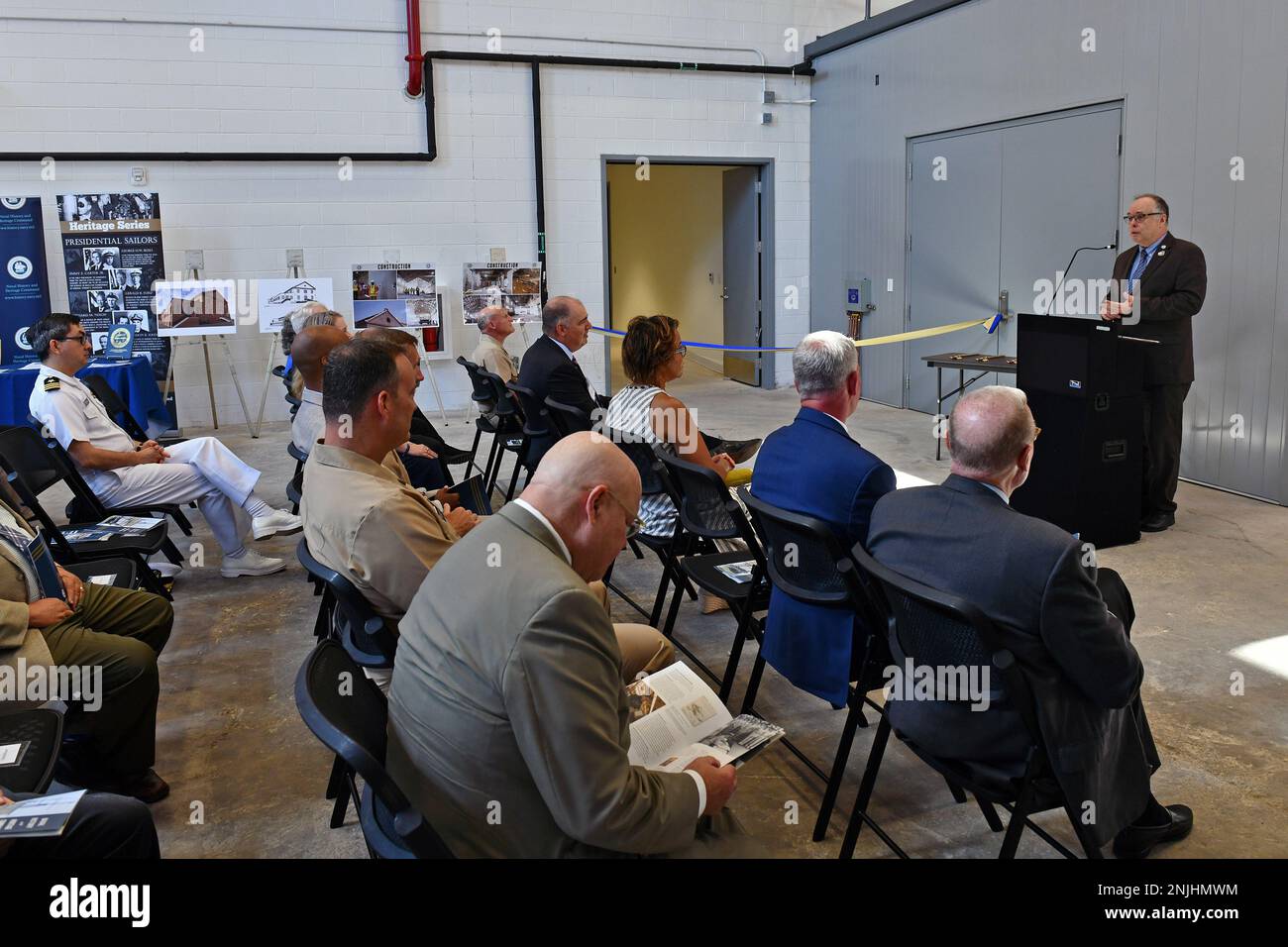 Naval History and Heritage Command (NHHC) Director Sam Cox delivers ...