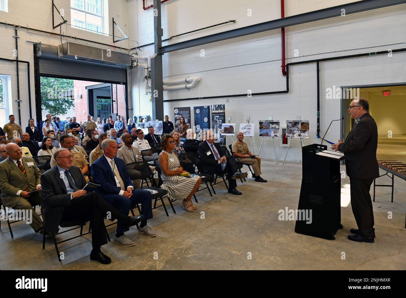 Naval History and Heritage Command (NHHC) Director Sam Cox delivers ...